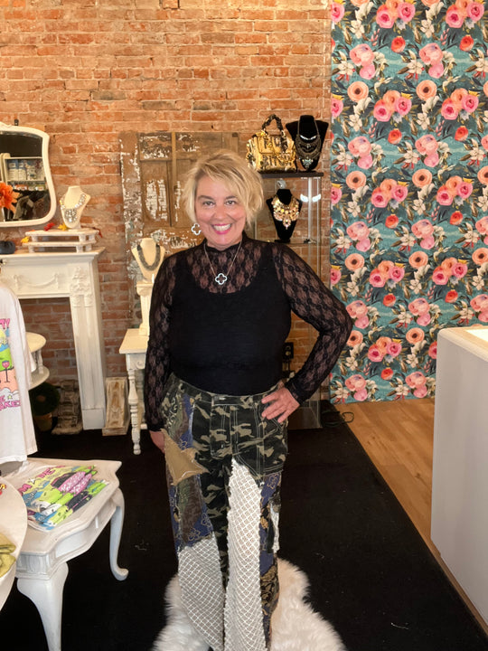 Stars & Camo Wide Leg Pants